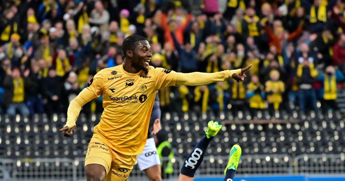 Koomson forlater Glimt til fordel for Sandefjord / Bodø/Glimt