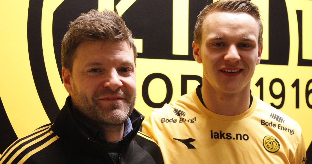 Marius Lode har signert / Bodø/Glimt Marius Lode har signert / Bodø/Glimt