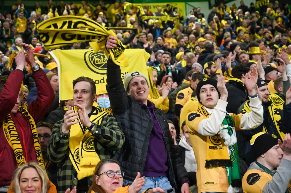 Se stor bildeserie fra kampen mot Celtic / Bodø/Glimt Se stor bildeserie fra kampen mot Celtic / Bodø/Glimt